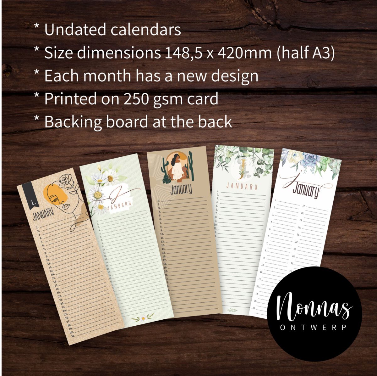 Celebration Calendar – Nonnas Ontwerp