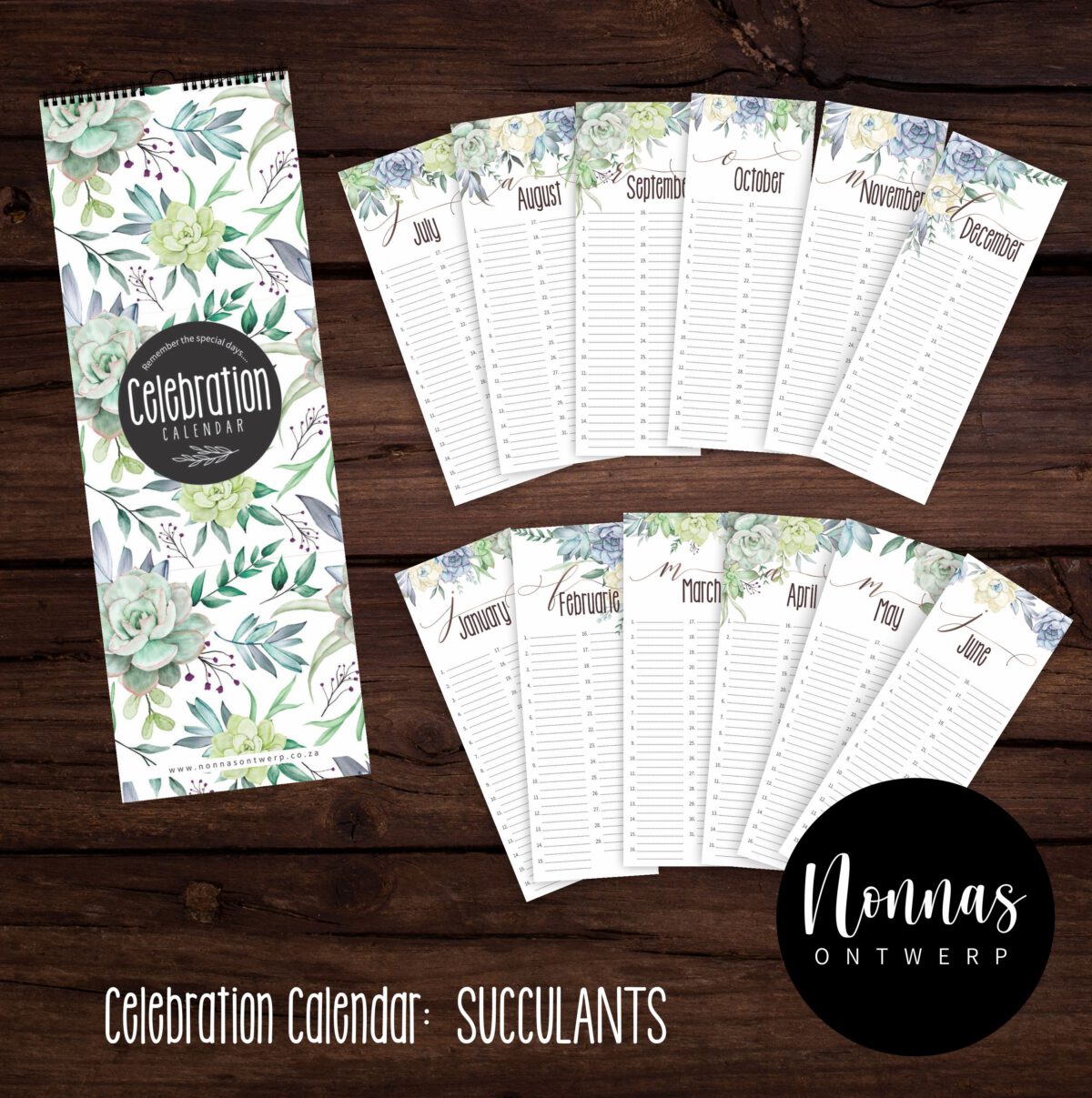 Celebration Calendar – Nonnas Ontwerp