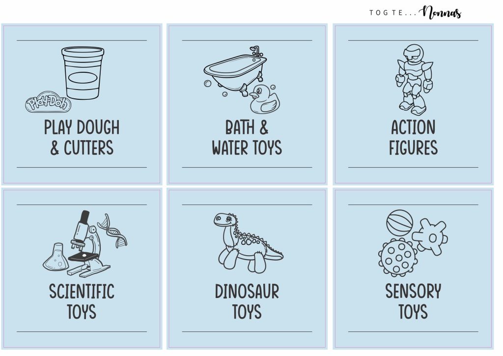 Toy Room Labels – Nonnas Ontwerp